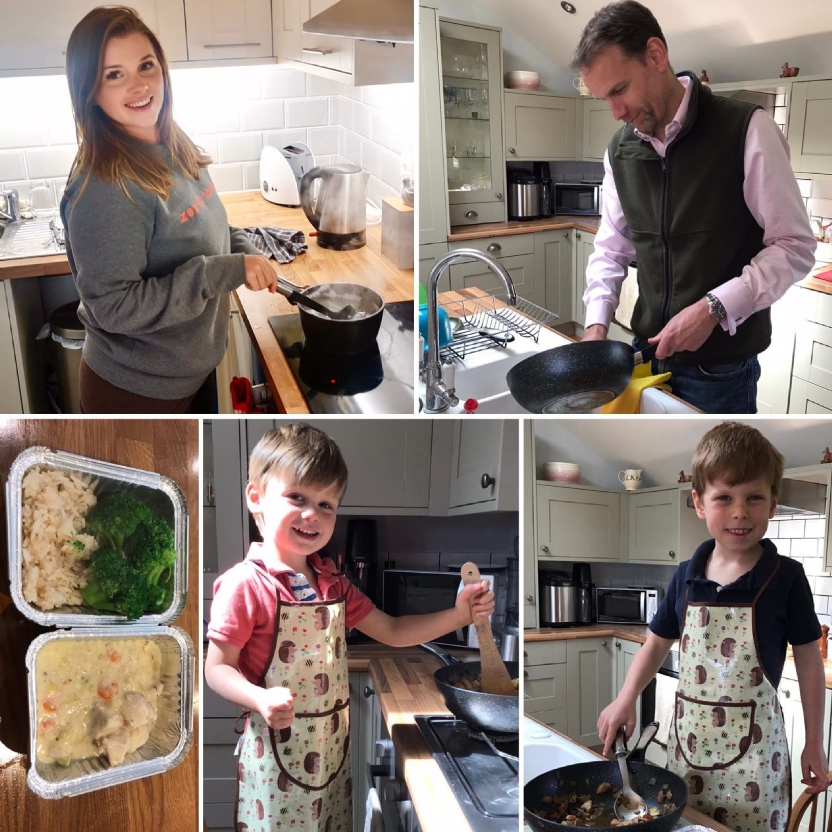 Ludgrove School - Staff provide home cooked meals