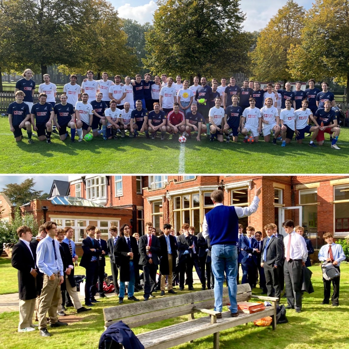 Ludgrove School - OLs, young and 'old', reconnect on the sports fields