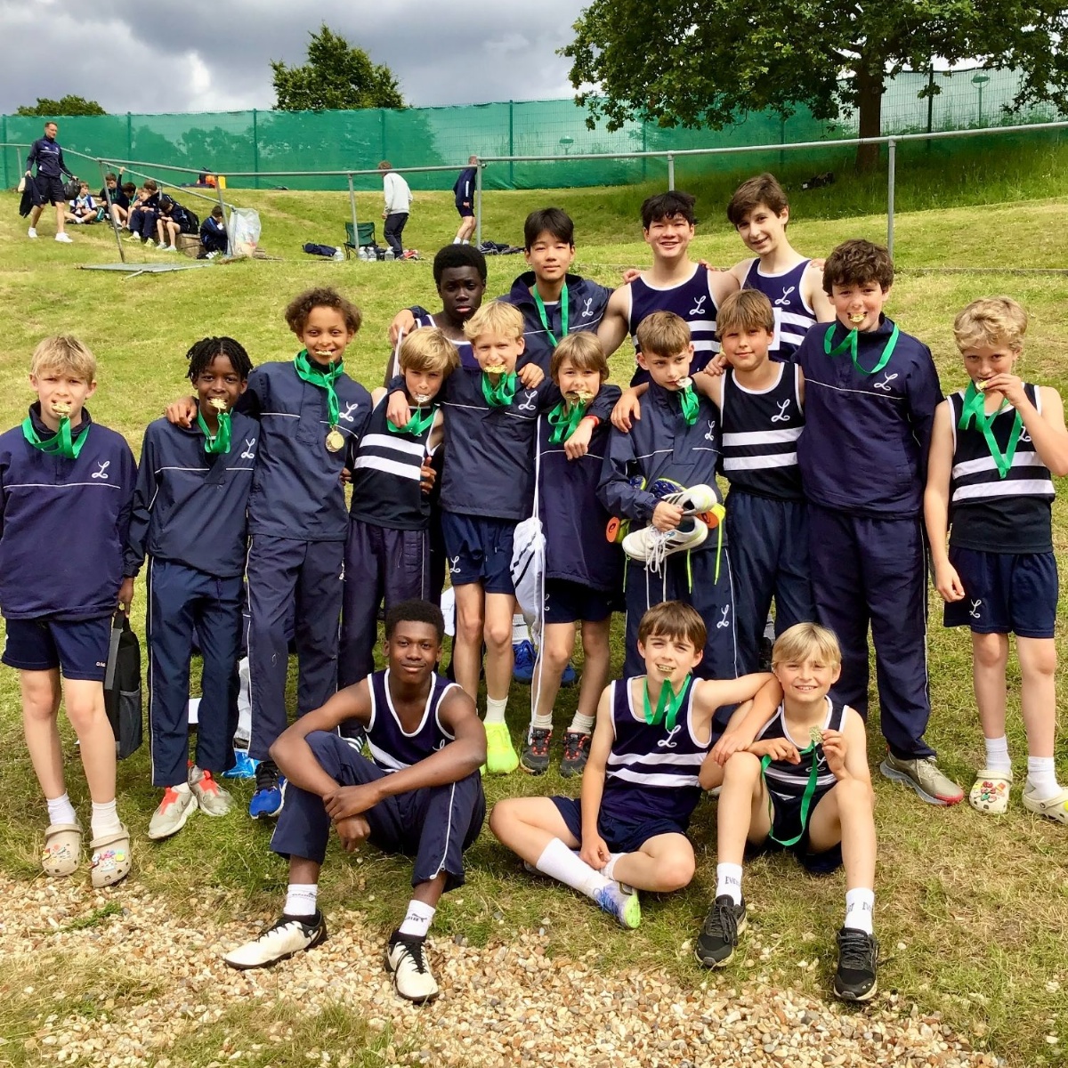 Ludgrove School - Athletics Team celebrates record breaking success