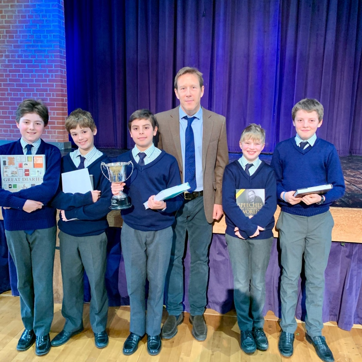Ludgrove School - Boys are centre stage for the Speeches Competition final